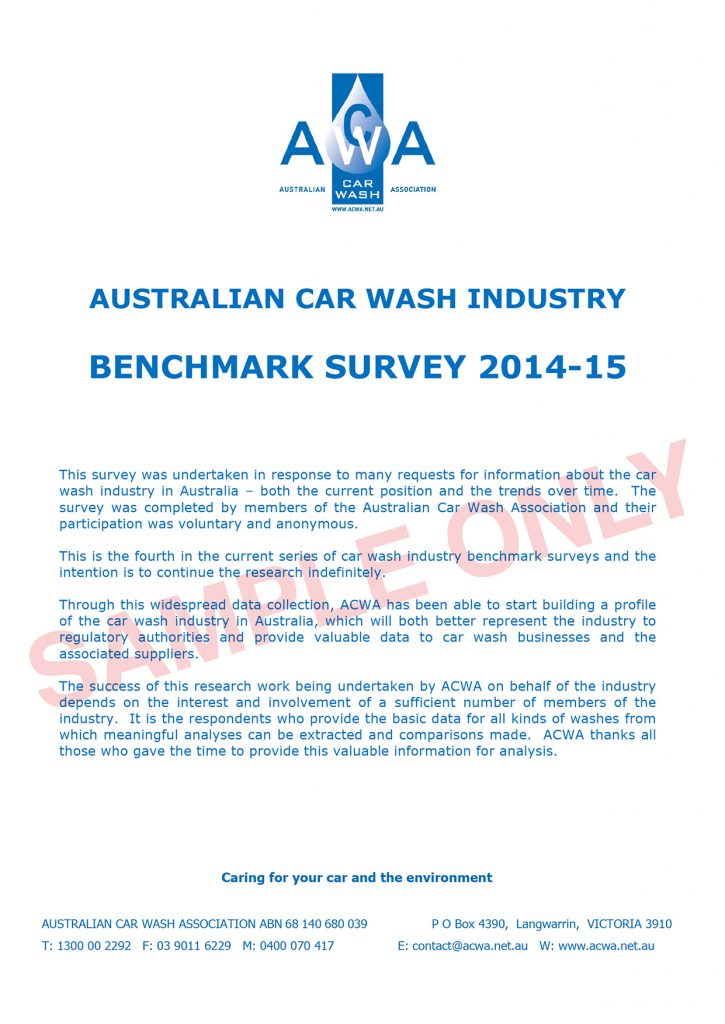 Microsoft Word – ACWA Benchmark Survey Report 2014-15.docx